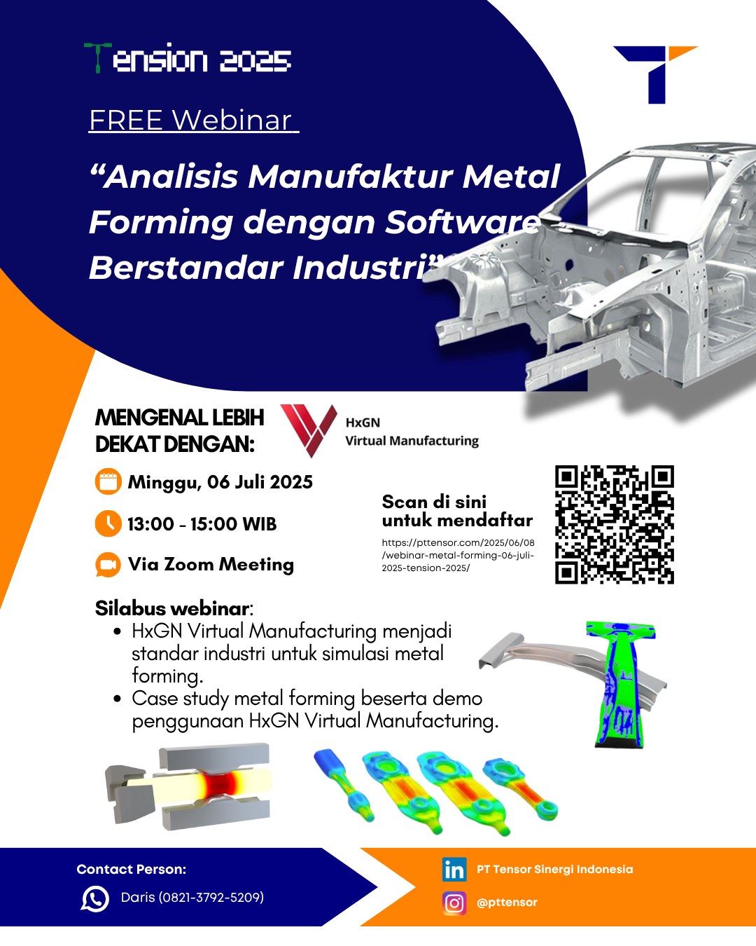 Webinar Metal Forming 06 Juli 2025 TENSION 2025 - PT TENSOR