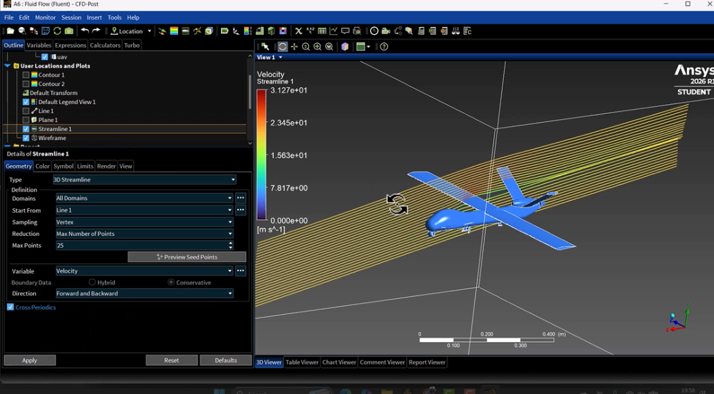 CFD Simulation of UAV Aerodynamic Using ANSYS Fluent Case Study - PT TENSOR